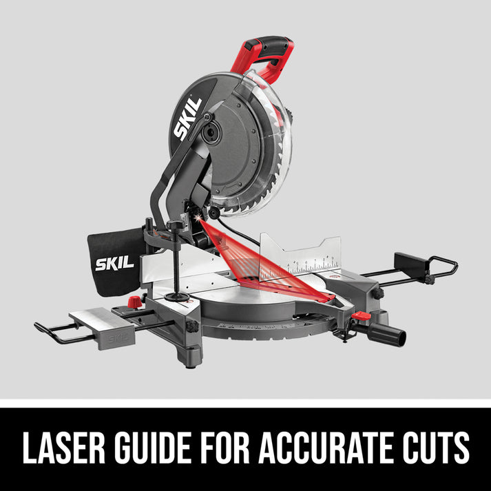 12-Inch Quick Mount Compound Miter Saw with Laser