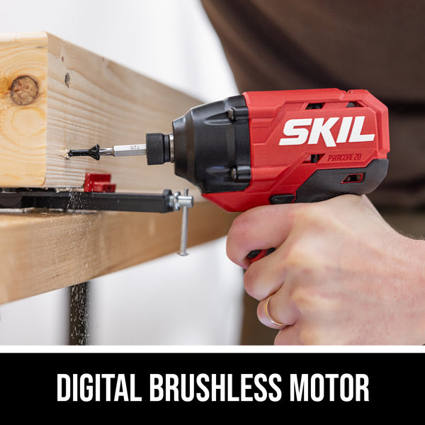 20V Brushless 1/4 In. Hex Impact Driver Kit | SKIL (ID6720B)