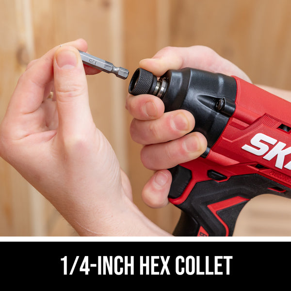 20V Brushless 1/4 In. Hex Impact Driver Kit | SKIL (ID6720B)