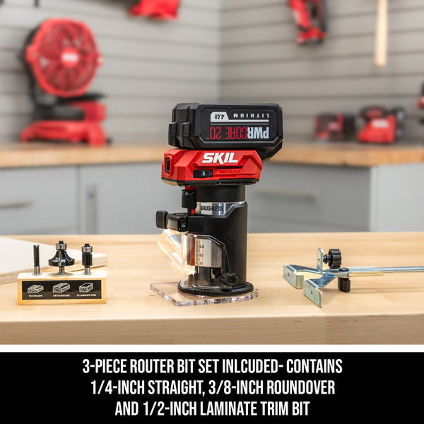 20V Brushless Compact Router | SKIL (RT1430B)