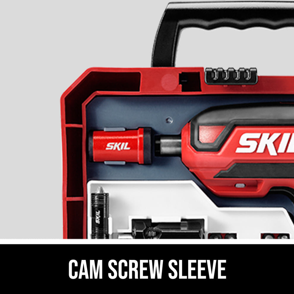 SKIL 4V Cordless Screwdriver with 42PC Bit Set, Rechargeable Lithium ...