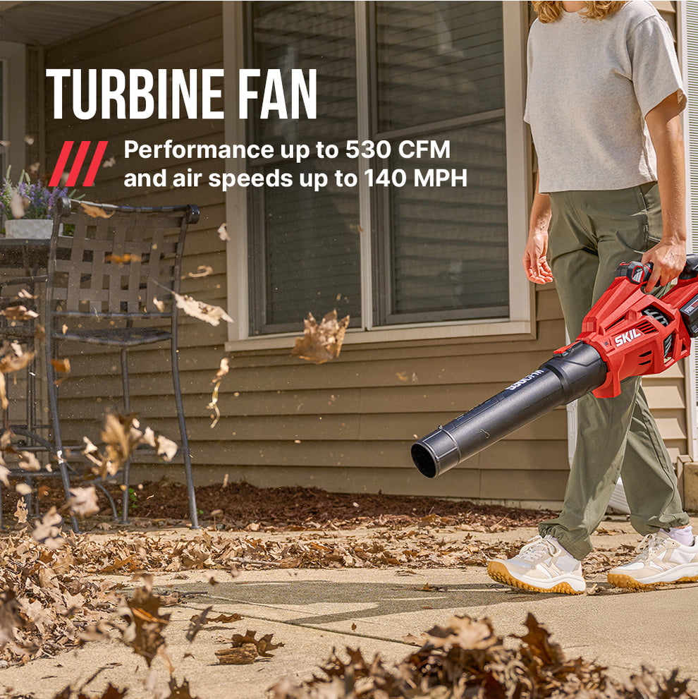 PWR CORE 40™ Brushless 40V 530 CFM Leaf Blower Kit | SKIL (BL4713C)