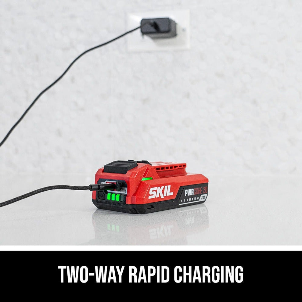 PWR CORE 20™ Lithium 2.0Ah 20V USB-C Battery | SKIL (BY5100B-00)