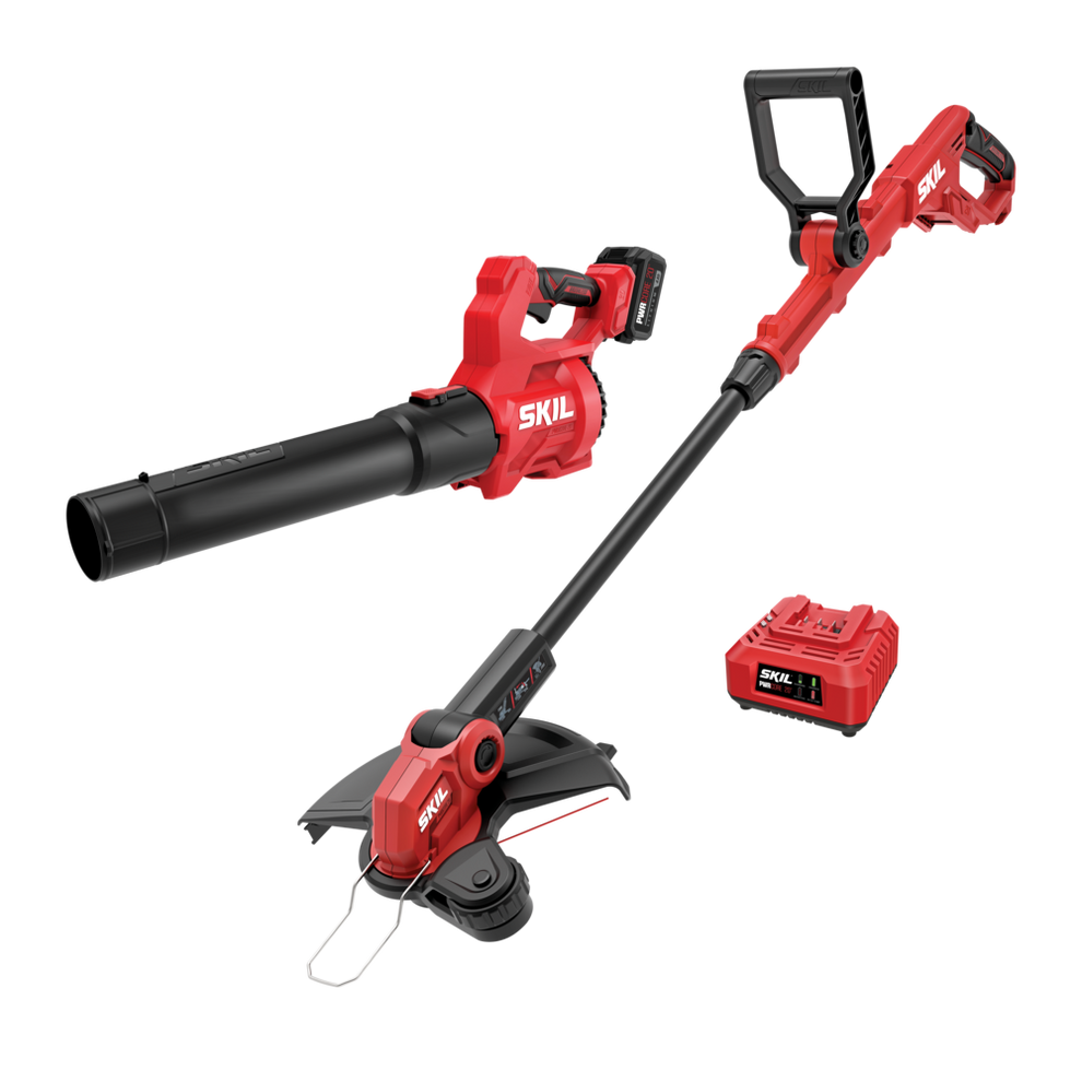 20V 12 In. String Trimmer and 420 CFM Leaf Blower Combo Kit | SKIL ...