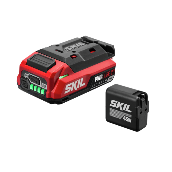 PWR CORE 20™ 2.0Ah 20V USB-C Battery and Charger Starter Kit | SKIL ...