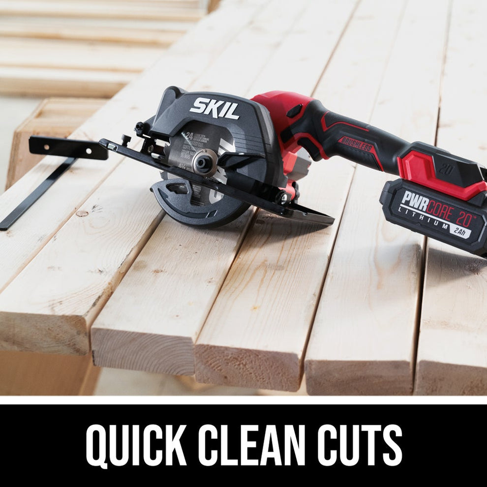 PWR CORE 20™ Brushless 20V 4-1/2 IN. Compact Circular Saw Kit | SKIL ...