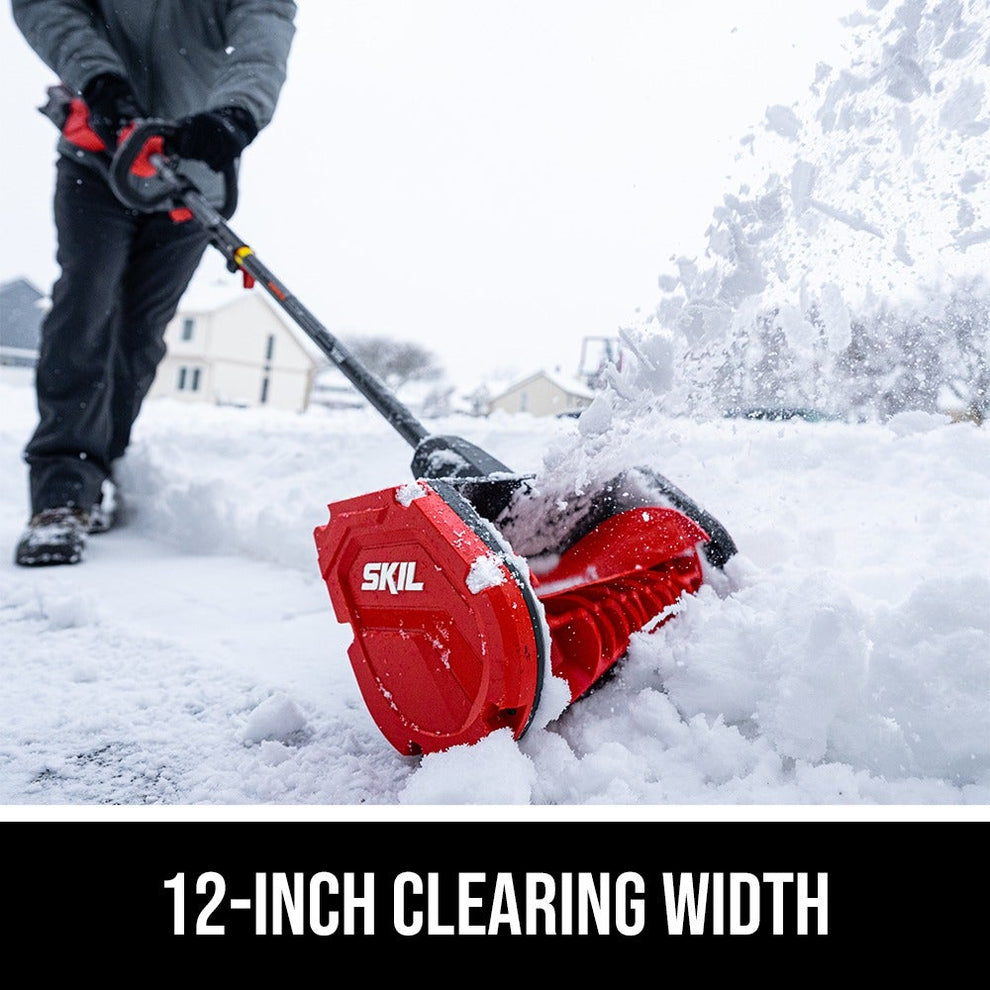 PWR CORE 40™ Brushless 40V 12 In. Power Head Snow Shovel Kit| SKIL ...